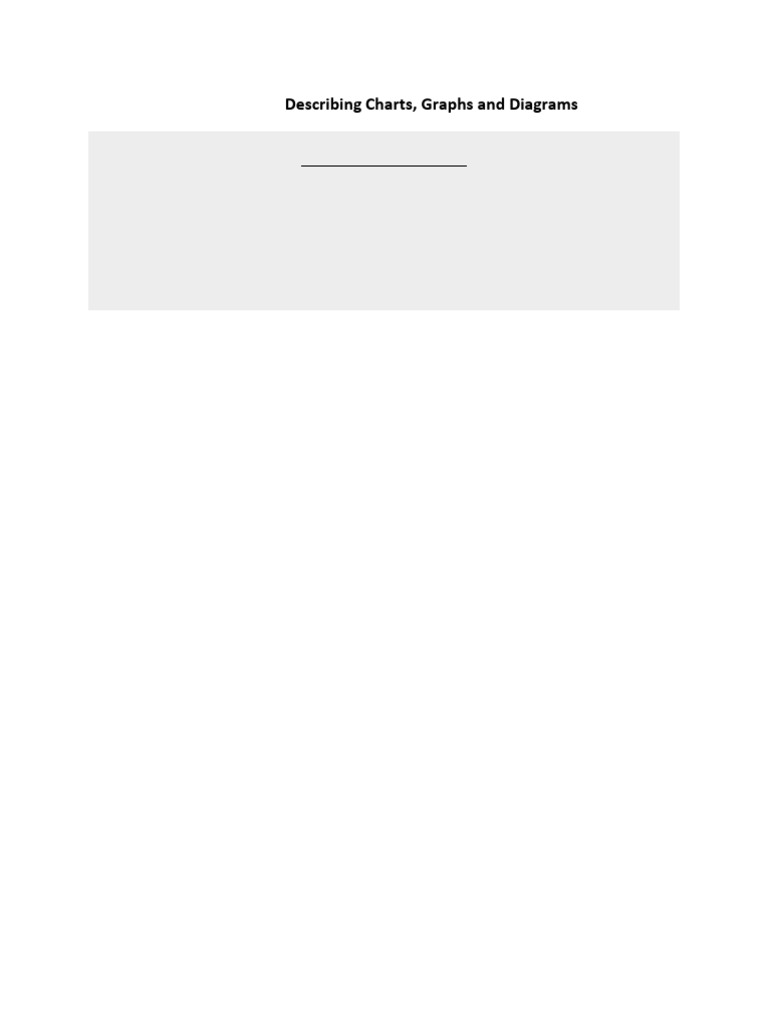 Describing charts and graphs | PDF | English Language | Chart