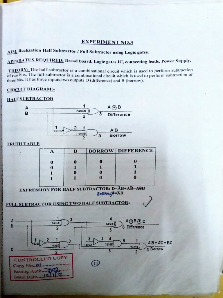 Digital Electronics 3rd Exp. | PDF | Electronic Engineering | Electronics