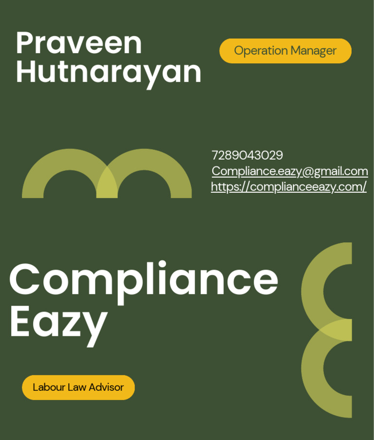 Green and White Modern Consultant Business Card | PDF