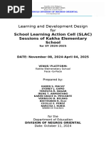 LAC SESSION PLAN 2025-2026 | PDF | Teachers | Educational Technology