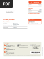 Origin Energy Electricity Bill Summary | PDF | Cost Of Living | Payments