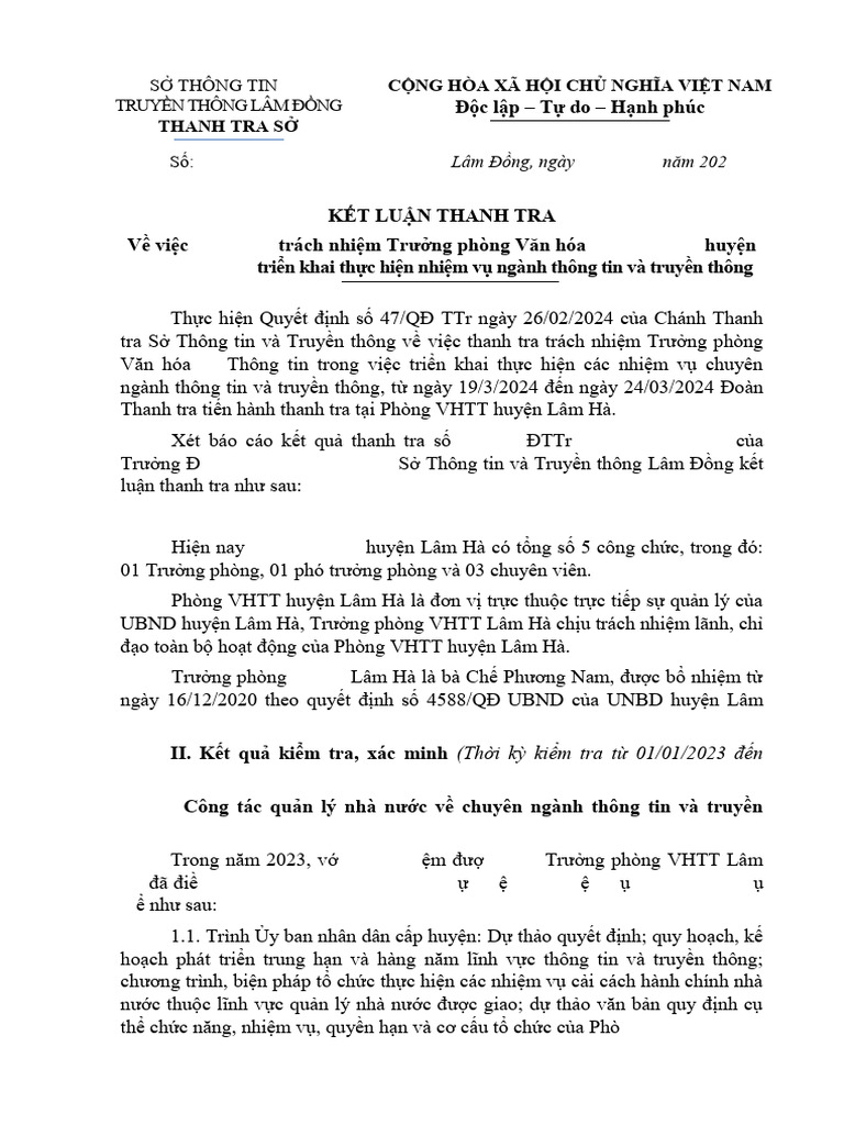 61 - KL Thanh Tra TP VHTT Lam Ha | PDF