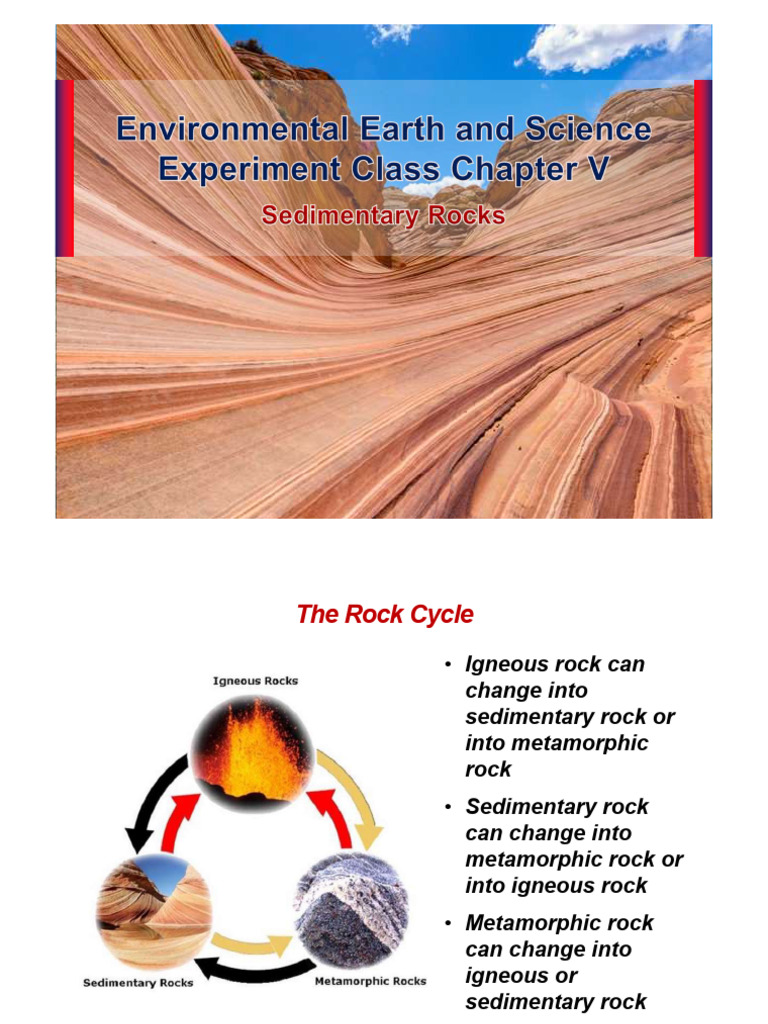 Understanding the Rock Cycle and Sedimentary Types | PDF