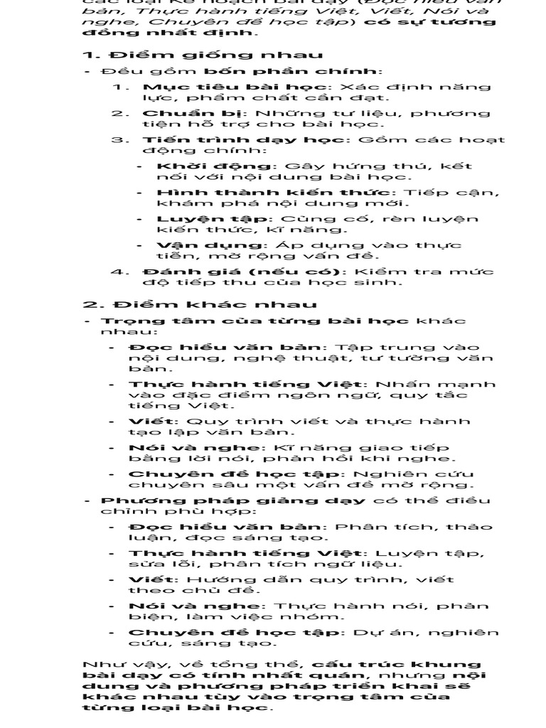 Khung cấu trúc KHBD | PDF