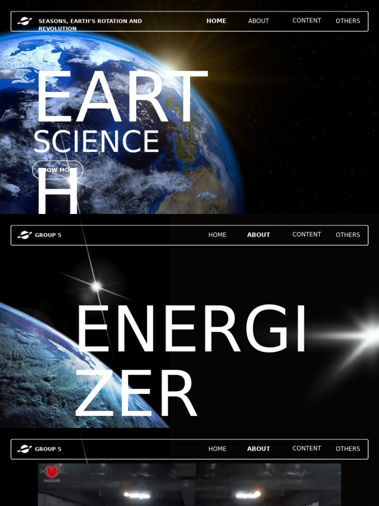Science Group 5 Seasons and Earth's Rotation and Revolution | PDF ...