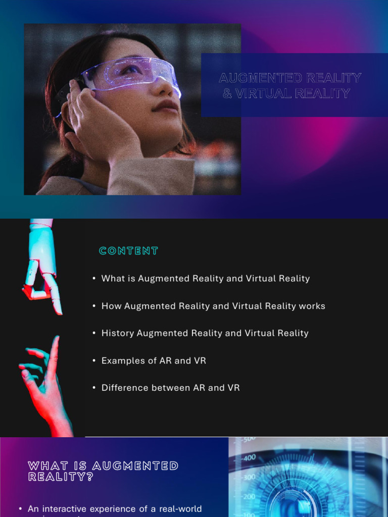 AR-and-VR | PDF | Virtual Reality | Augmented Reality
