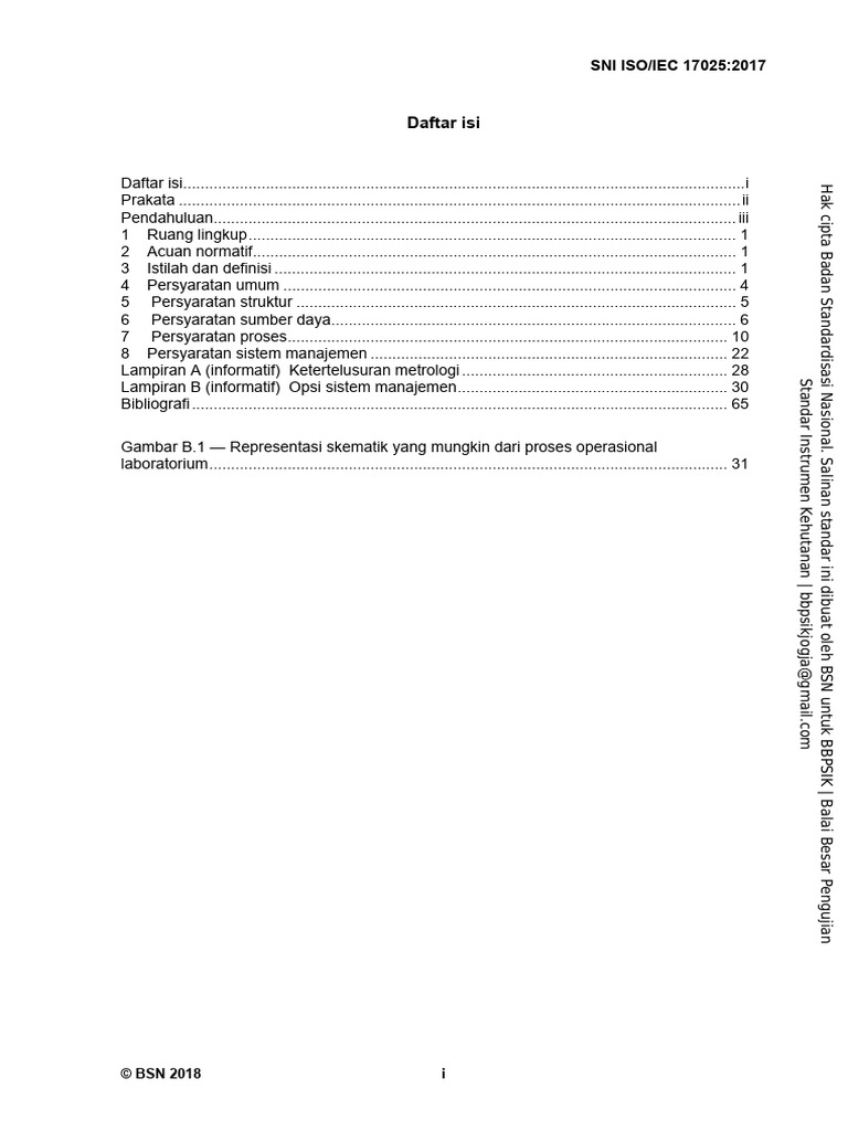 SNI ISO IEC 17025 2017 2018 Persyaratan Umum Kompetensi Laboratorium 2 3 | PDF