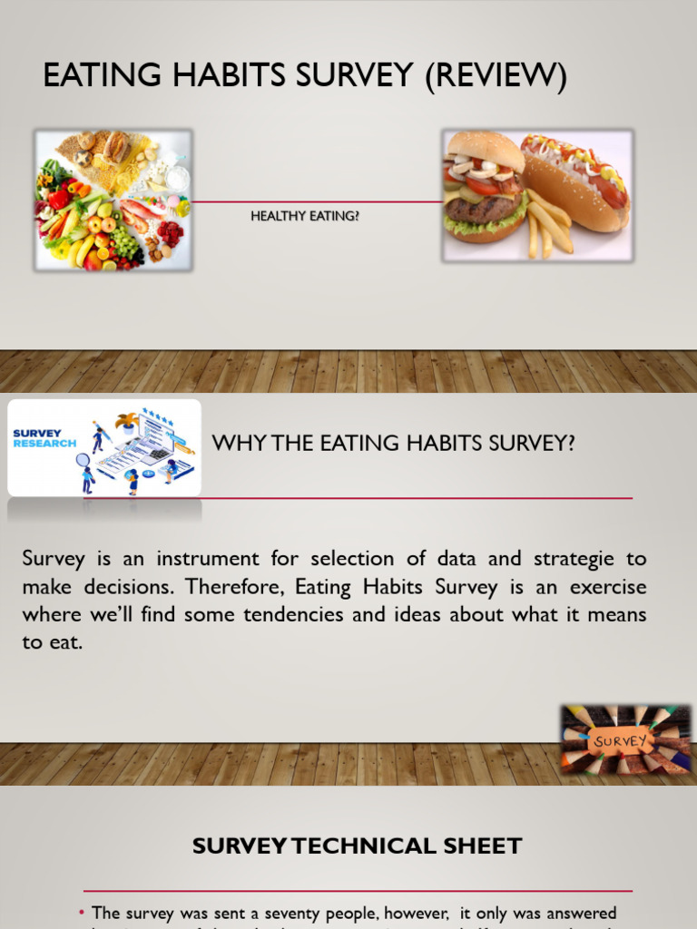 Eating Habits Survey (Review) | PDF | Healthy Diet | Meal