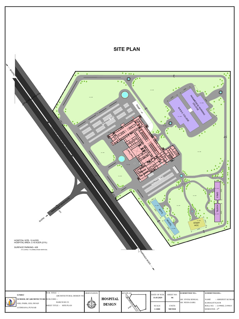Site Plan: Hospital Design | PDF