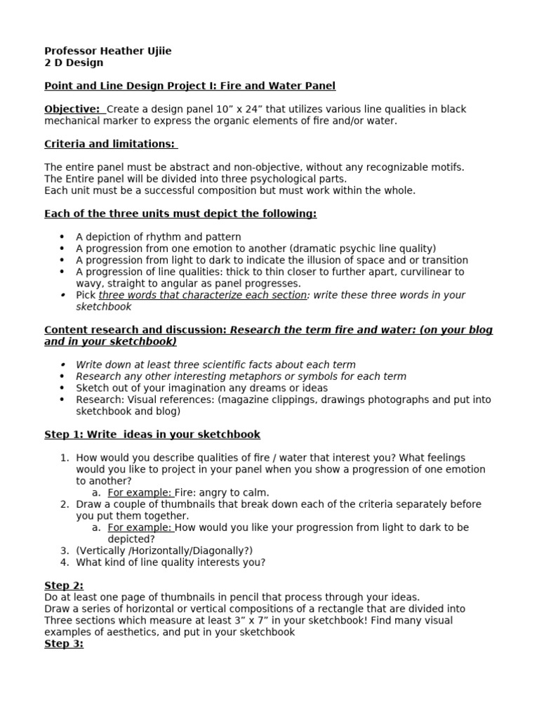 Fire Water Panel-1 | PDF | Composition (Visual Arts)