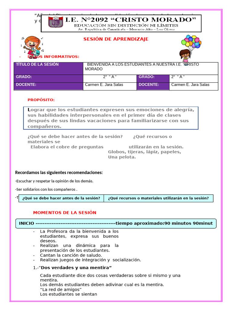 2º U7 s5 Sesion d3 Com Escribimos y Decoramos Un Afiche Por El Dia de La Educacion Primaria ...
