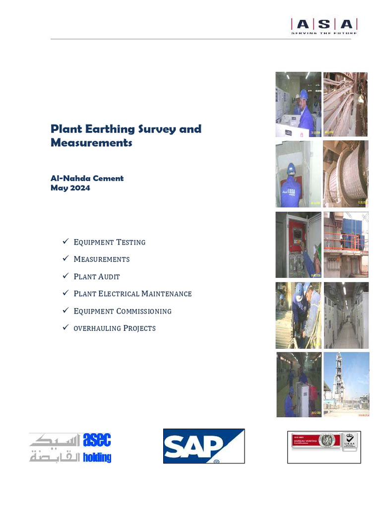 NIC Plant Earthing Survey and Measurements | PDF