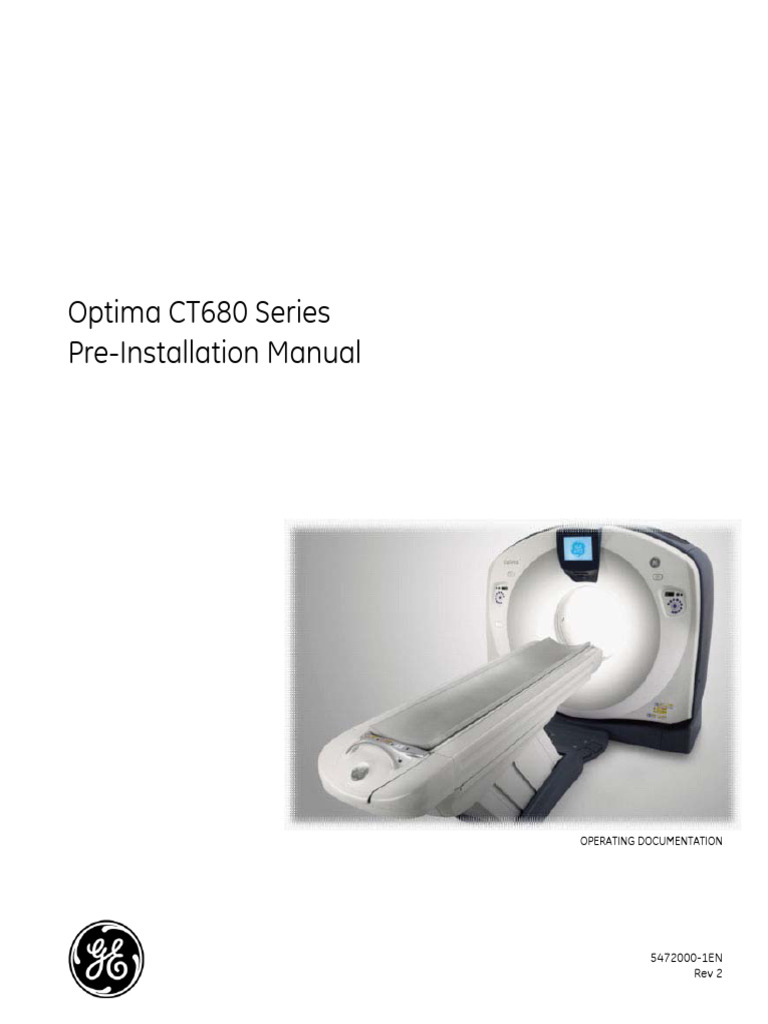 Optima CT680 Series Pre-Installation Manual: 5472000-1EN Rev 2 | PDF