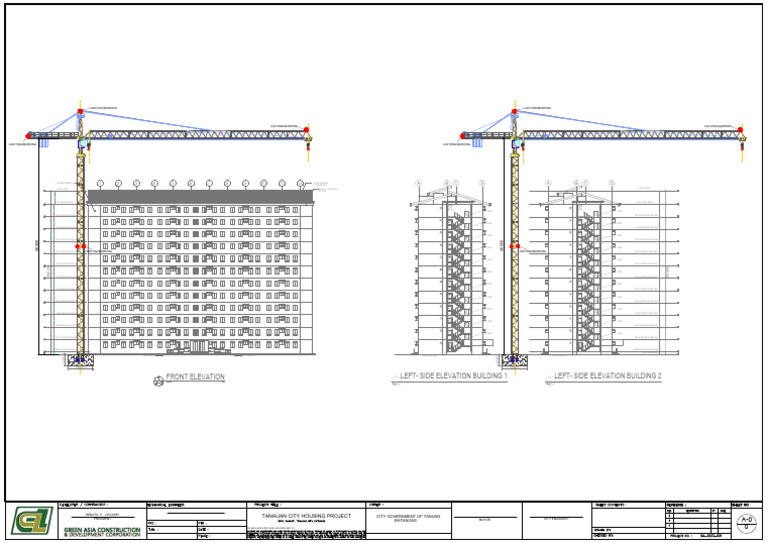 Tower Crane Elevation | PDF | Military Operations | Battles