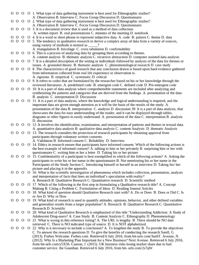 Reviewer PR1 | PDF | Qualitative Research | Data