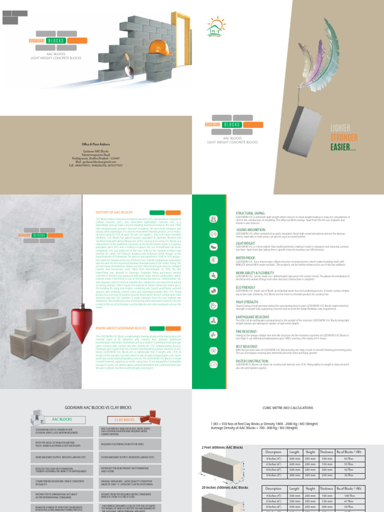 Aac Brick | PDF | Building Engineering | Building Materials