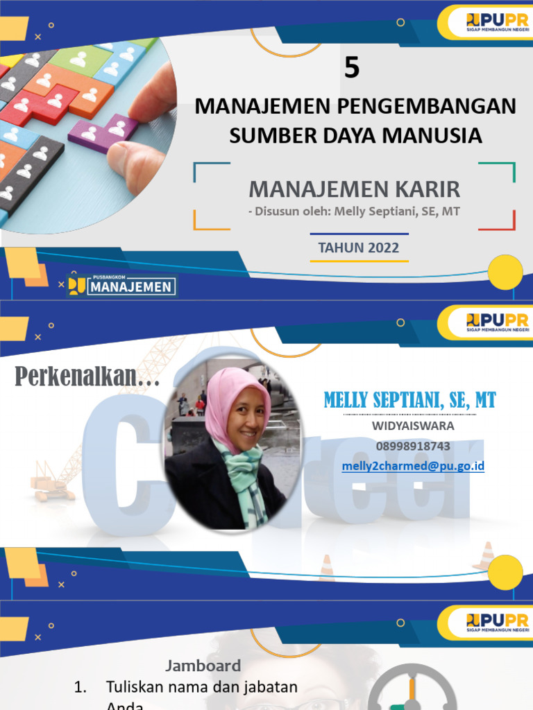 Bahan Tayang Manajemen Karir | PDF