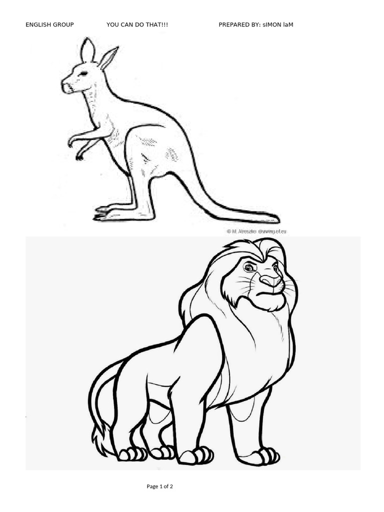 Animal-Kids Drawing 3 | PDF