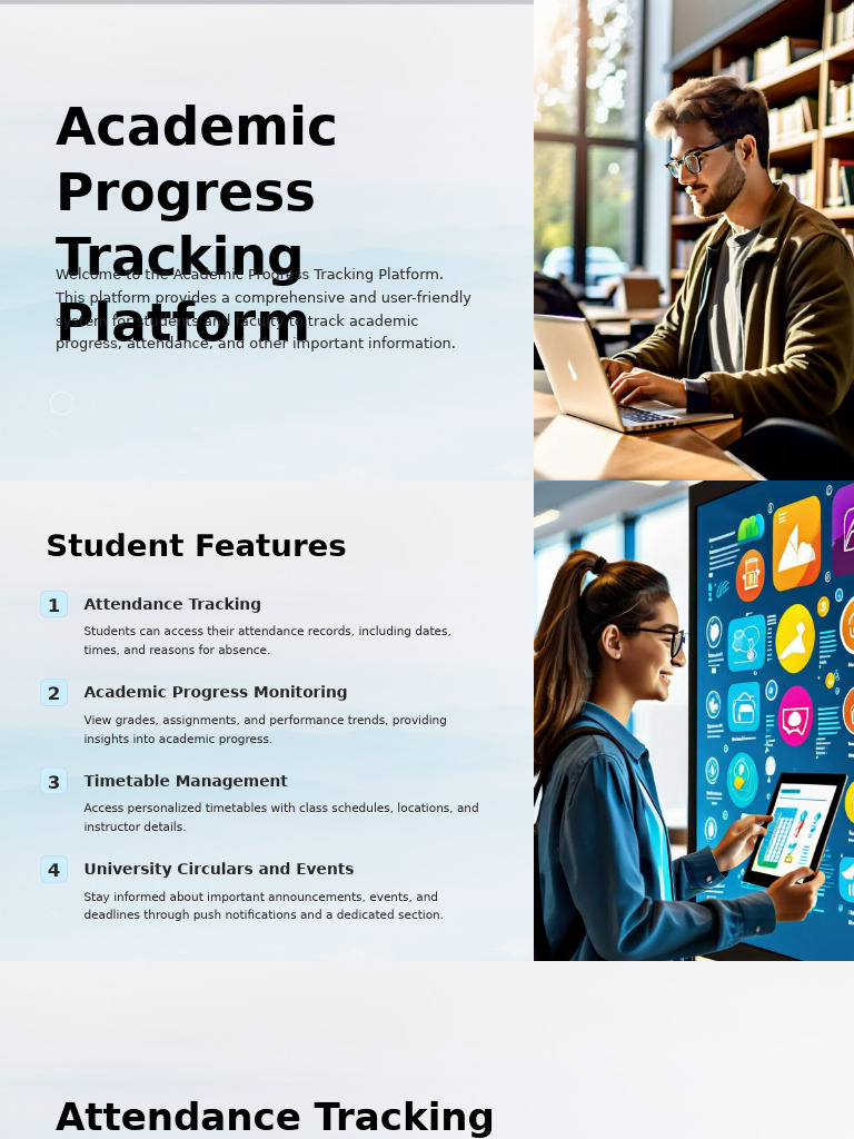 Academic Progress Tracking Platform | PDF