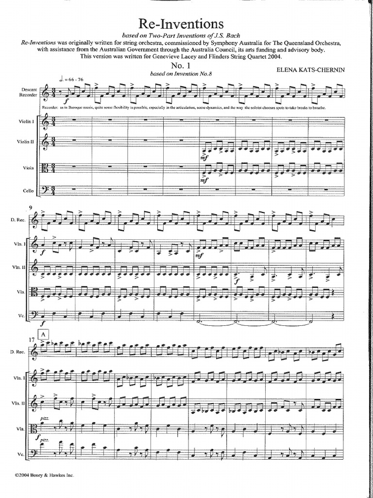 Re Inventions Score | PDF