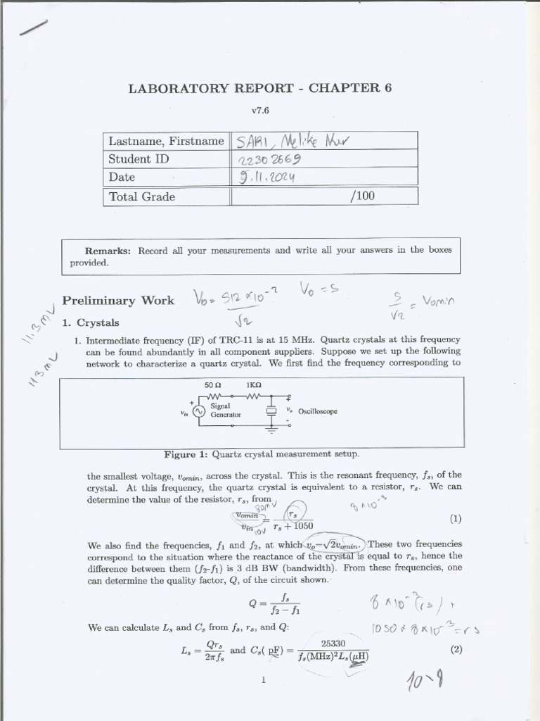 Lab 6 Analog Report | PDF