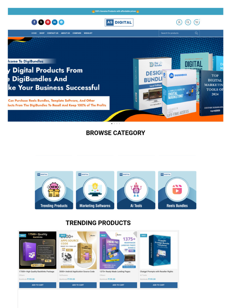 AS Digital - Most Trending Digital Products Available | PDF | Computing ...