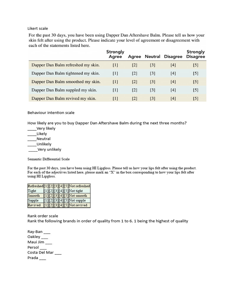 Sample Scale | PDF