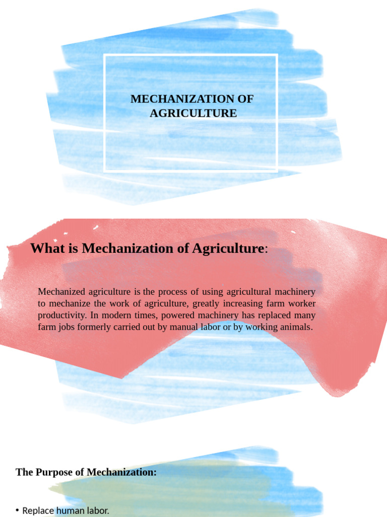 Mechanization of Agriculture in Bangladesh | PDF | Agriculture ...