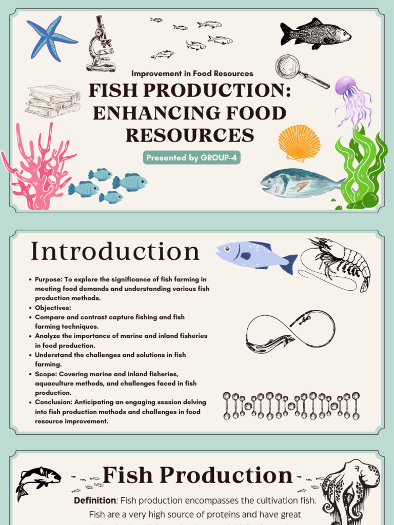 Fish Production Enhancing Food Resources | PDF | Aquaculture | Agriculture