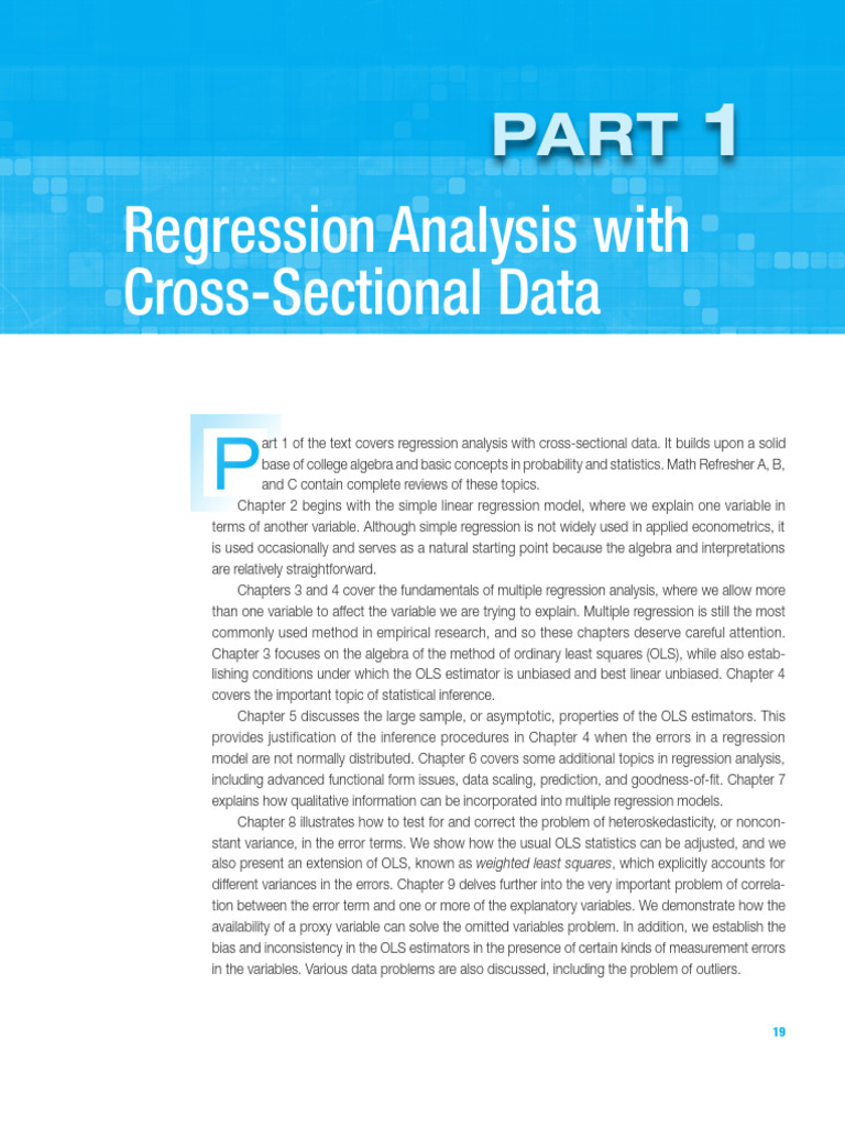 Wooldridge (2018) - Introductury Econometrics - A Modern Approach-Chapter 2 | PDF | Regression ...