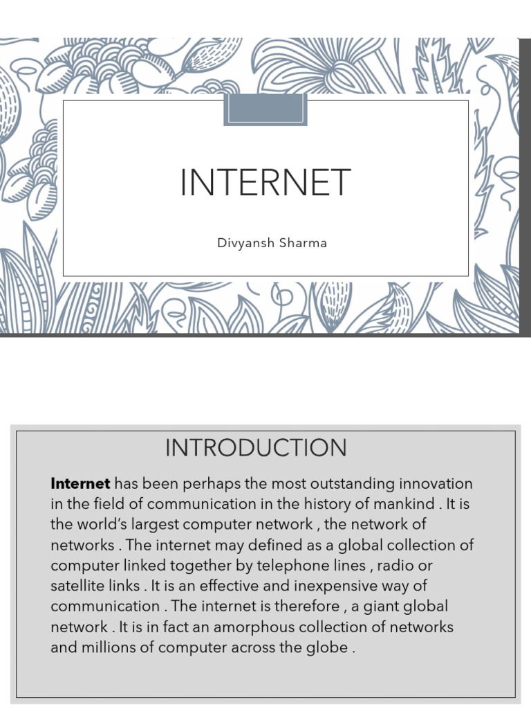 Internet Print | PDF