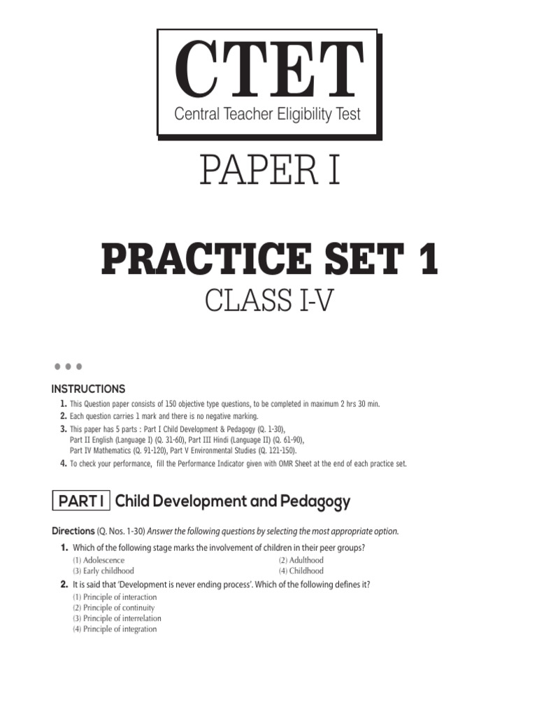 Mock Paper 1 (1 To 5) 2 | PDF | Pedagogy | Learning