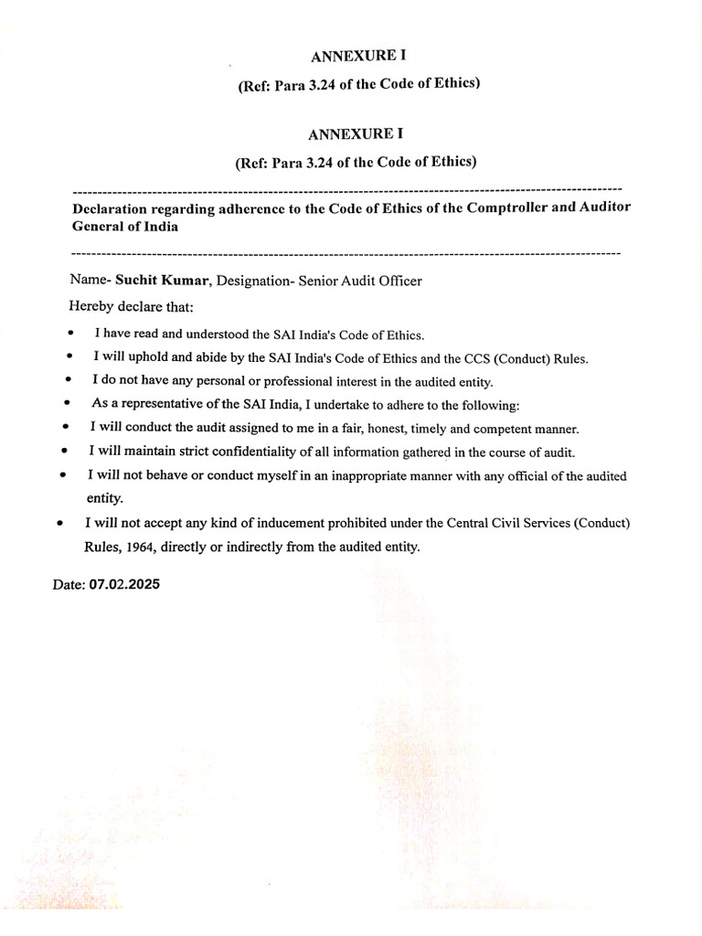 Code of Ethics . | PDF