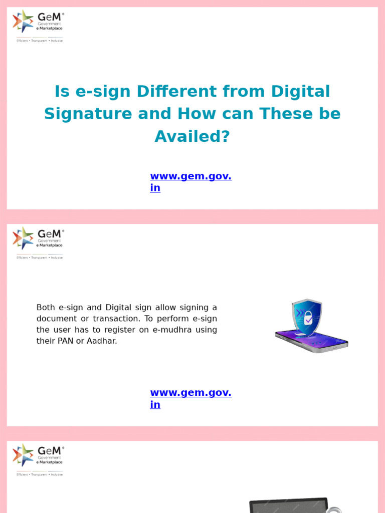 E-Sign vs Digital Signature Explained | PDF