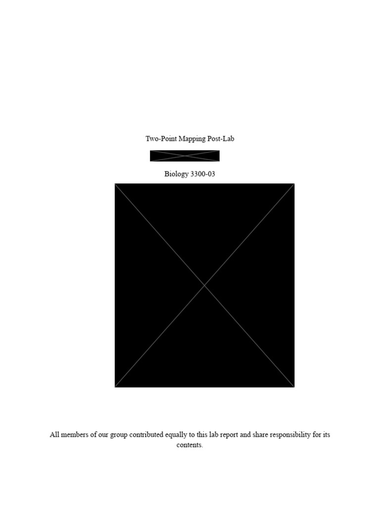 2 Point Mapping Post Lab | PDF | Phenotype | Mutation