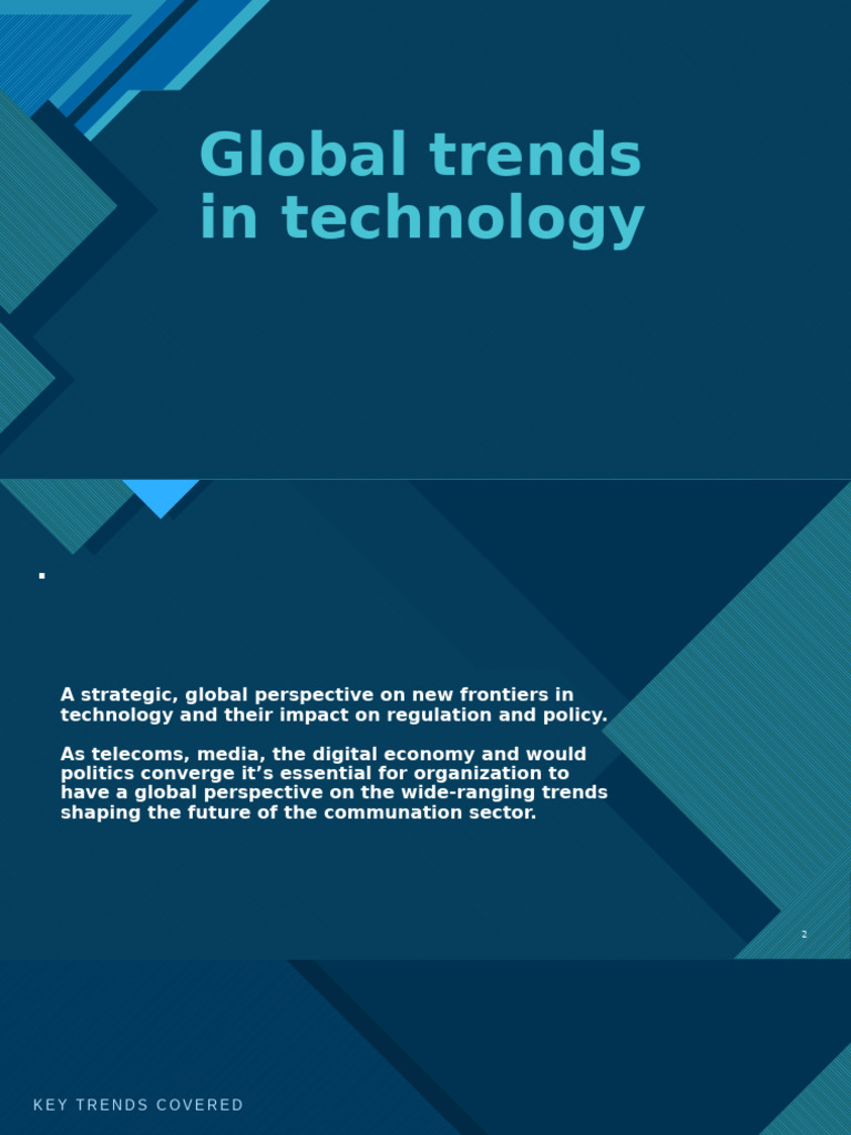 Global Trends in Technology TDDDF | PDF