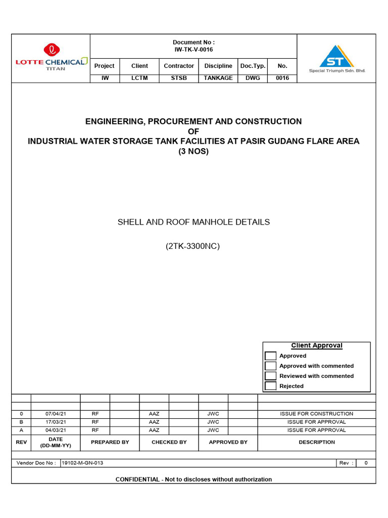 Shell Manhole Details for Construction | PDF