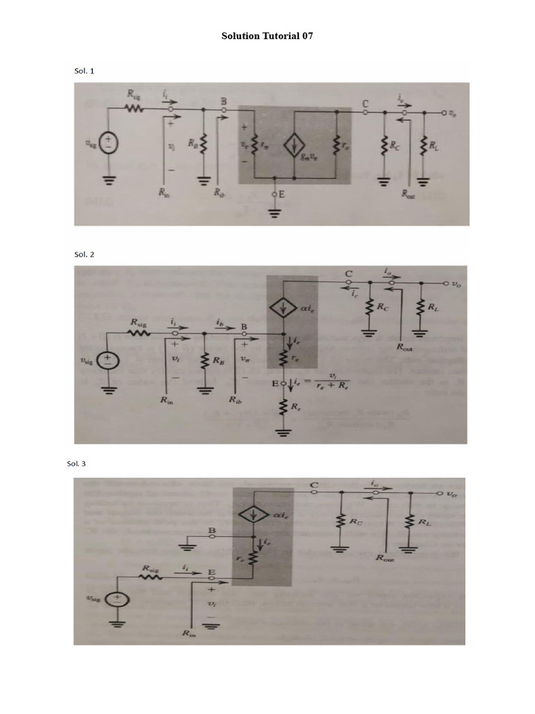 Solution Tutorial 07 | PDF