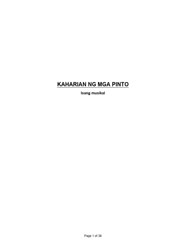 Kaharian NG Mga Pinto 1st Prize | PDF