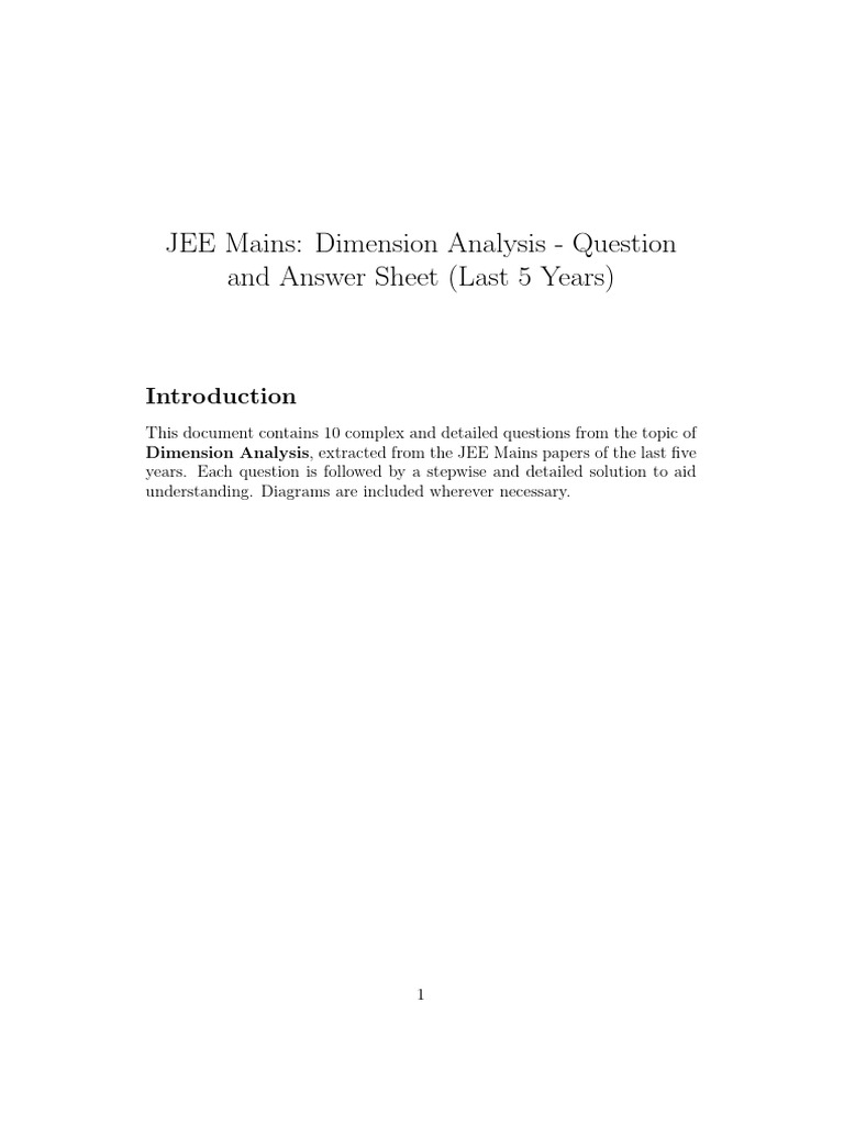 Dimension Analysis 024254 | PDF | Quantity | Physical Phenomena