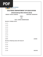 Grade 9 Geography: Map Skills Overview | PDF | Contour Line | Map