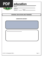 GEOL 1301 - Lab 06 - Geologic Struct & Maps | PDF | Geology | Fault (Geology)