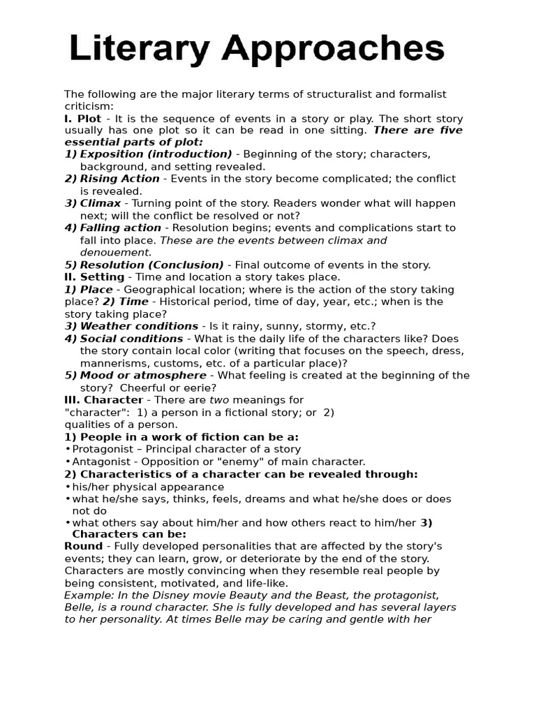 Key Literary Terms in Criticism | PDF | Feminism | Gender Studies