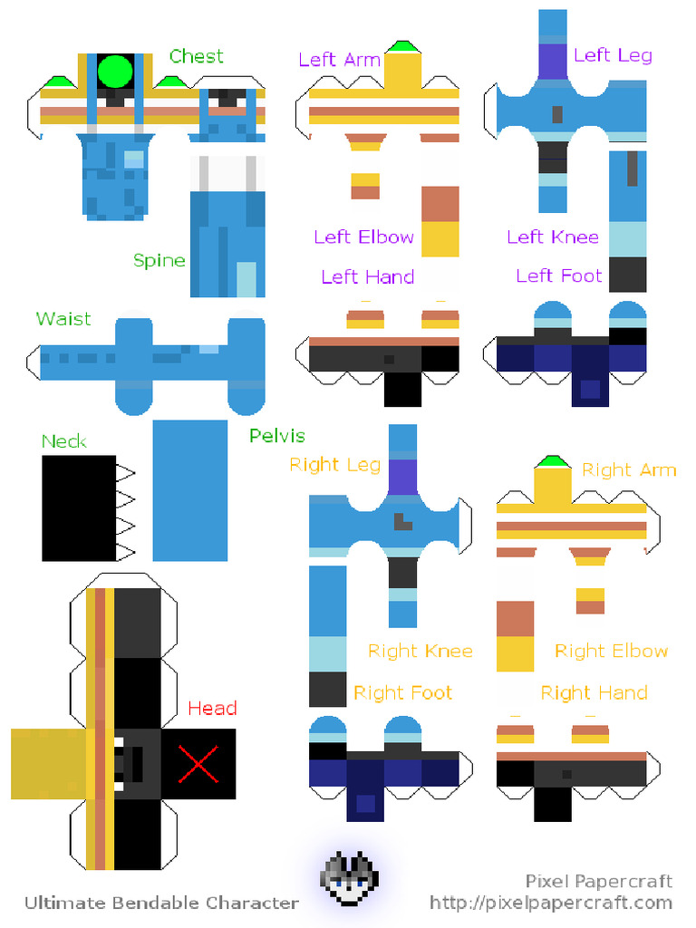 Minecraft Bendable Character | PDF