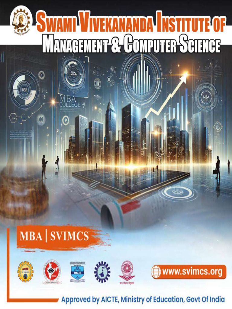 Svimcs Mba Brochure 2025 | PDF