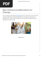Construction Drawing Abbreviations List | PDF | Building Engineering ...