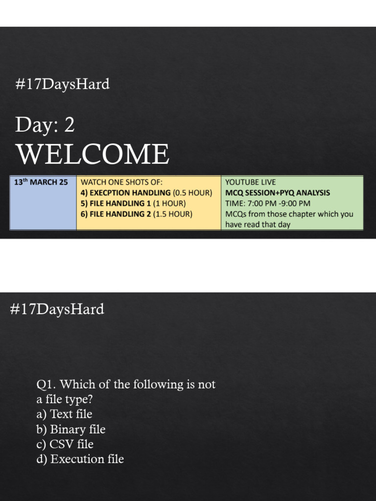 17DaysHard Plan Day 2 PDF by Nitin Paliwal | PDF | Computer Data | Software Engineering