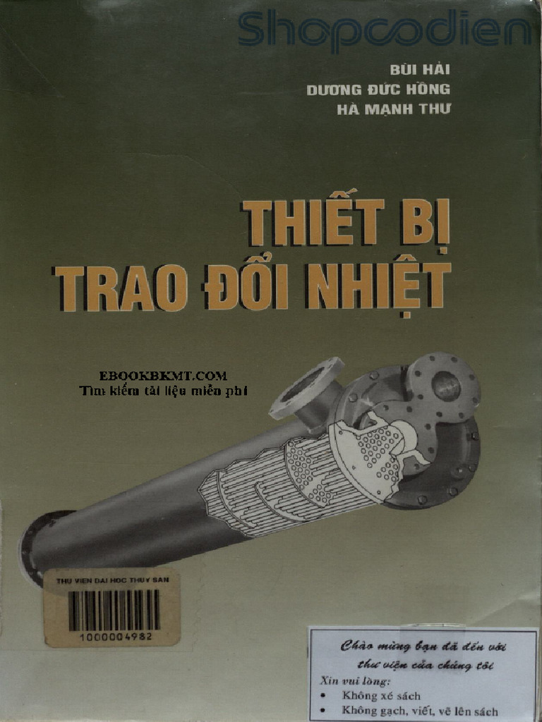Sach Scan Thiet Bi Trao Doi Nhiet Ts Bui Hai | PDF
