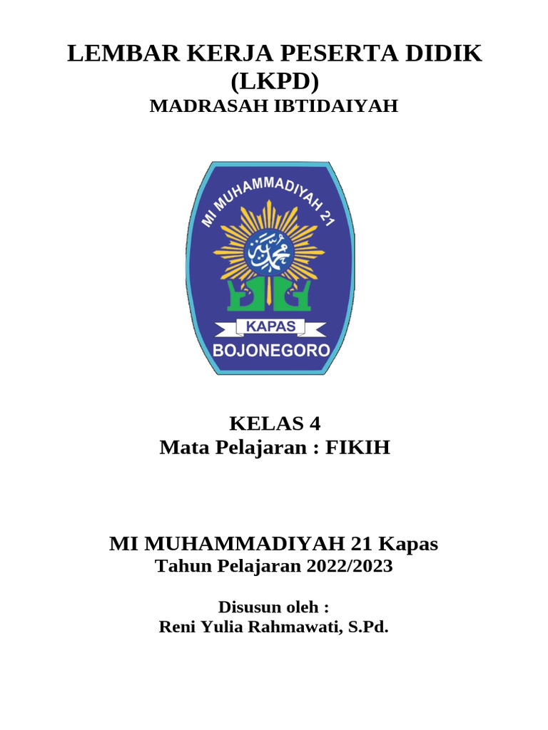 COVER LKPD 2023-2024 | PDF