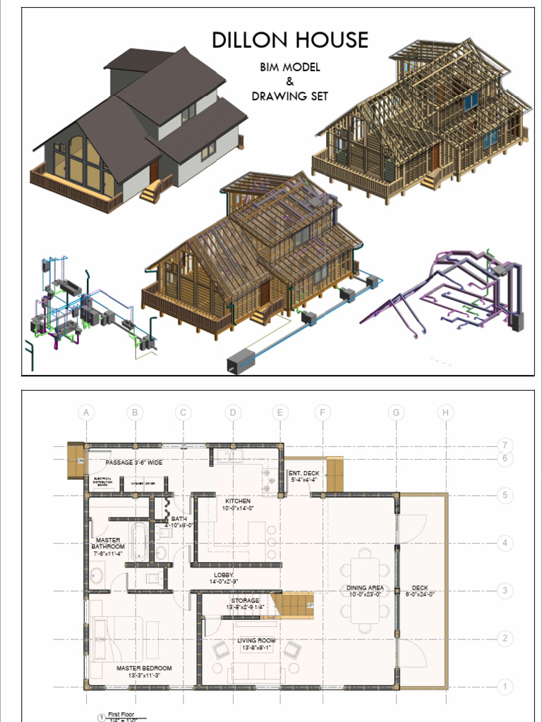 Residential Building - Sample Project | PDF | Lumber | Framing ...